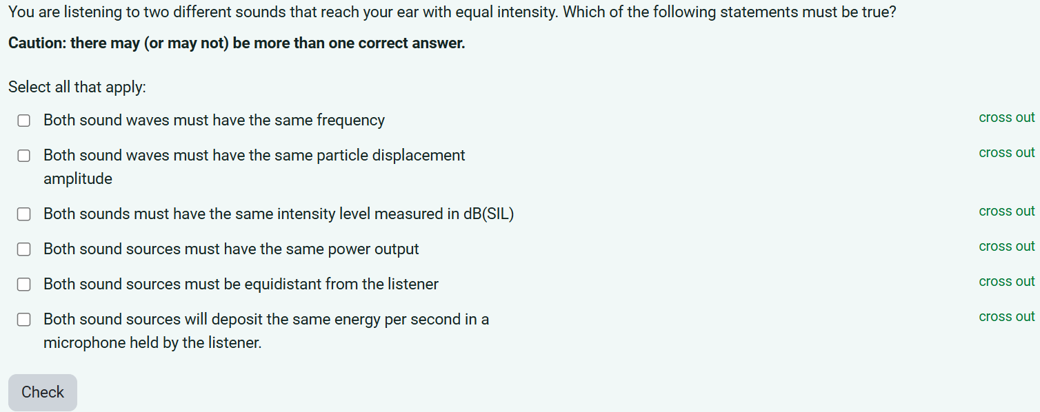 Solved You are listening to two different sounds that reach | Chegg.com