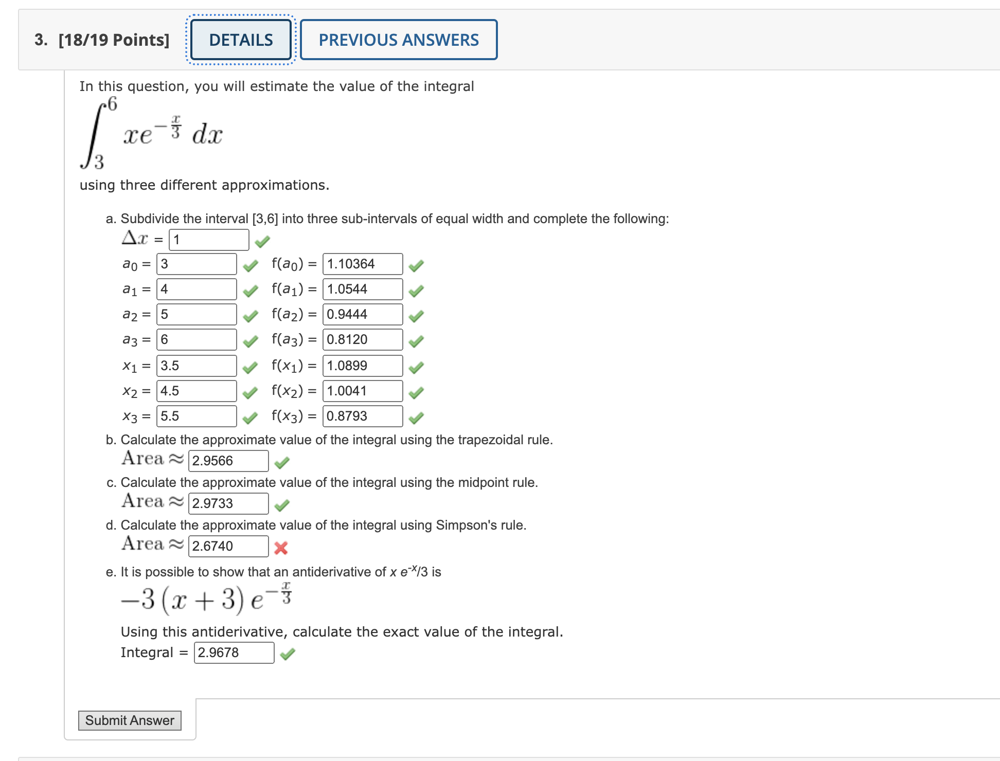 Solved In this question, you will estimate the value of the | Chegg.com