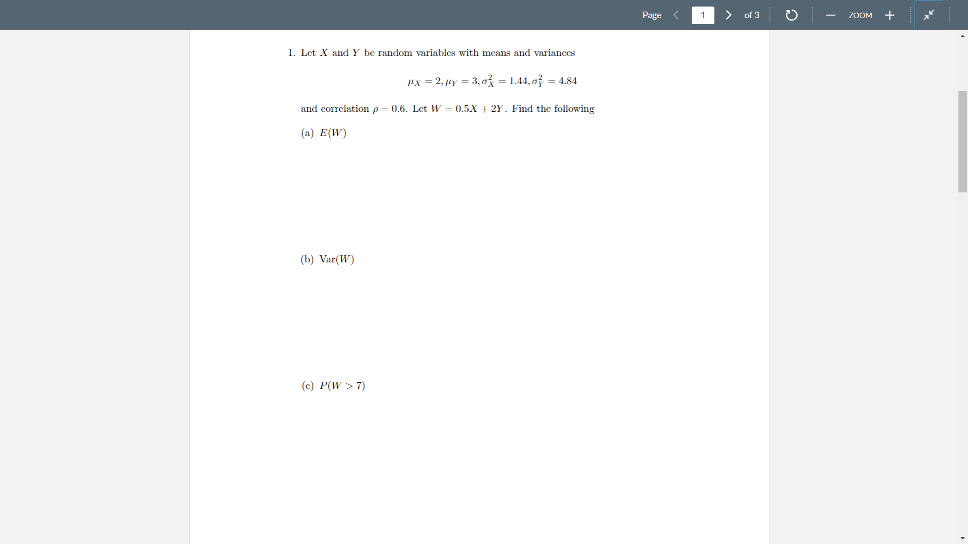 Solved Stat 312 Basic Statistics For Engineering And