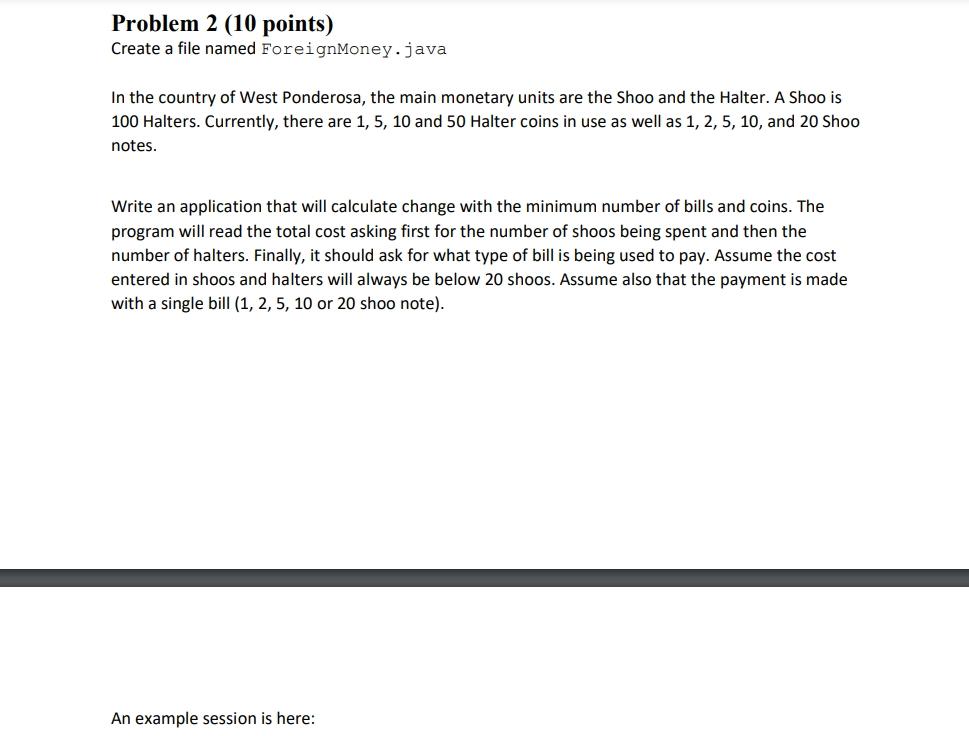 Solved Problem 2 (10 points) Create a file named | Chegg.com