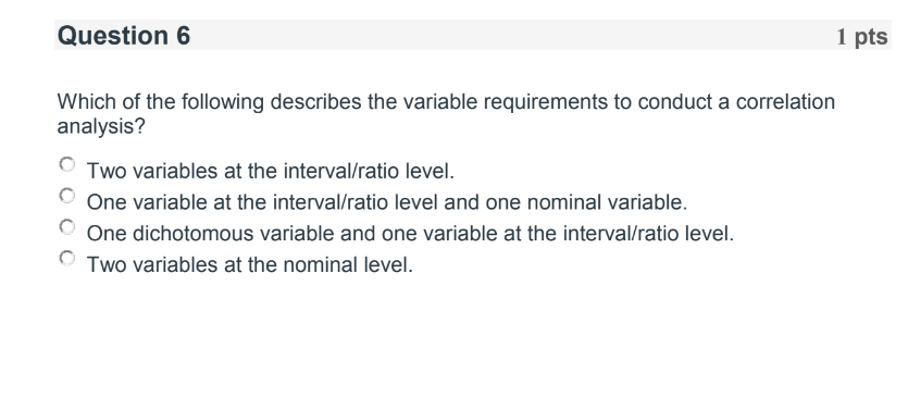 Solved Which of the following describes the variable | Chegg.com