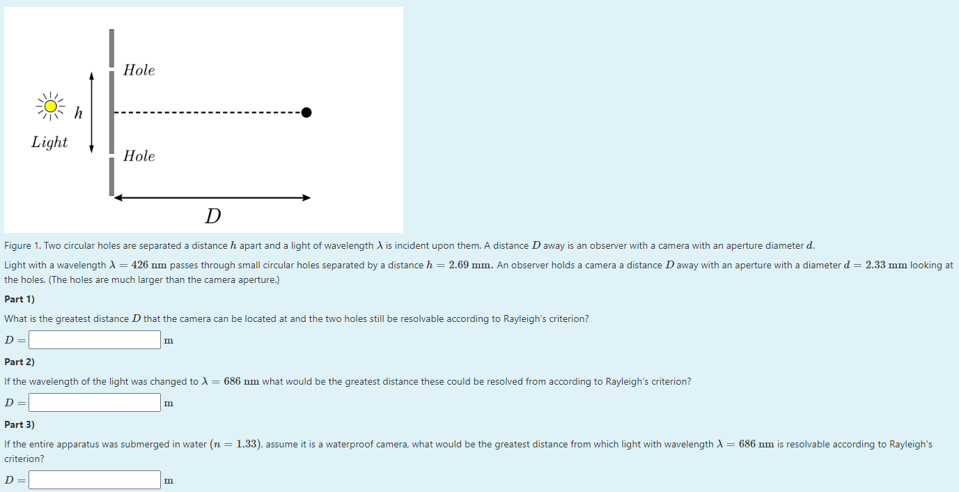 Solved A coherent light source with a wavelength X = 647 nm | Chegg.com