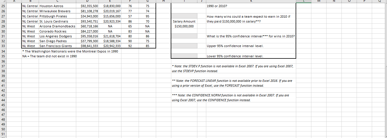Solved Baseball There are 30 Major League Baseball (MLB) | Chegg.com