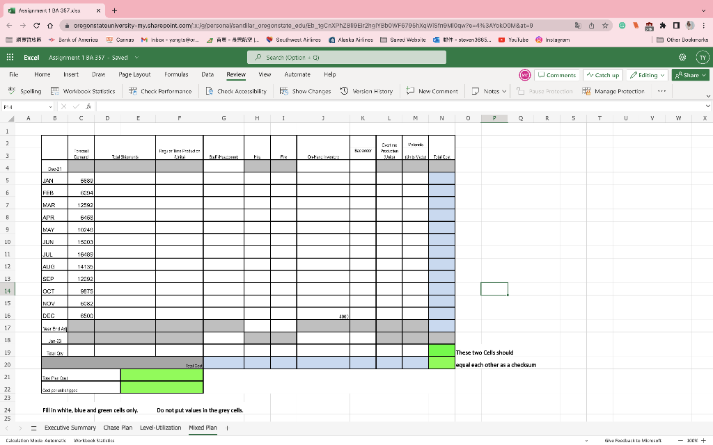 Solved Assignment 1 Data: Use the following monthly | Chegg.com