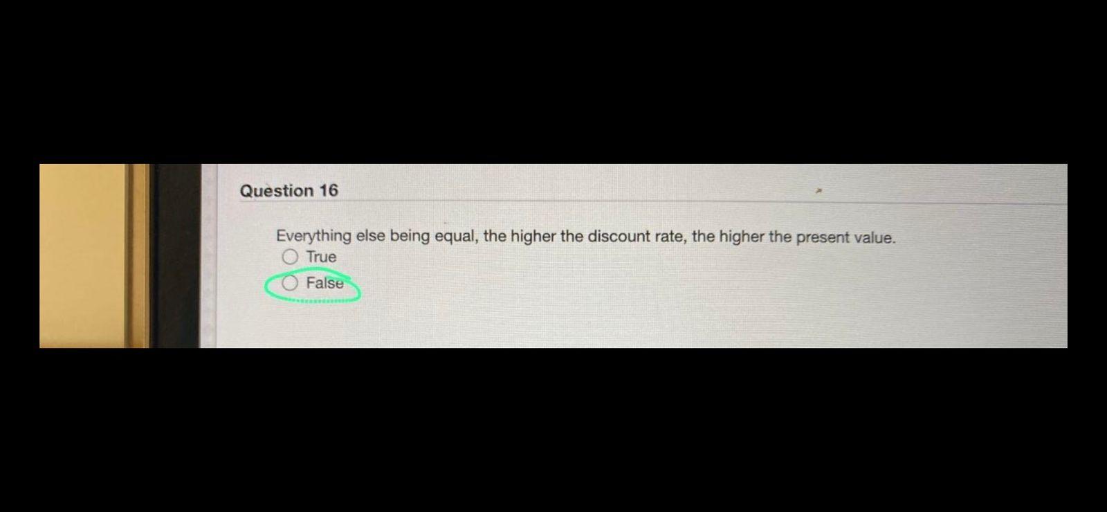 Solved Everything else being equal, the higher the discount | Chegg.com