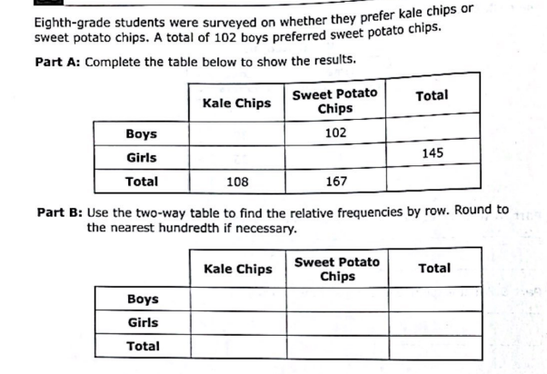 Solved Eighth-grade students were surveyed on whether they | Chegg.com