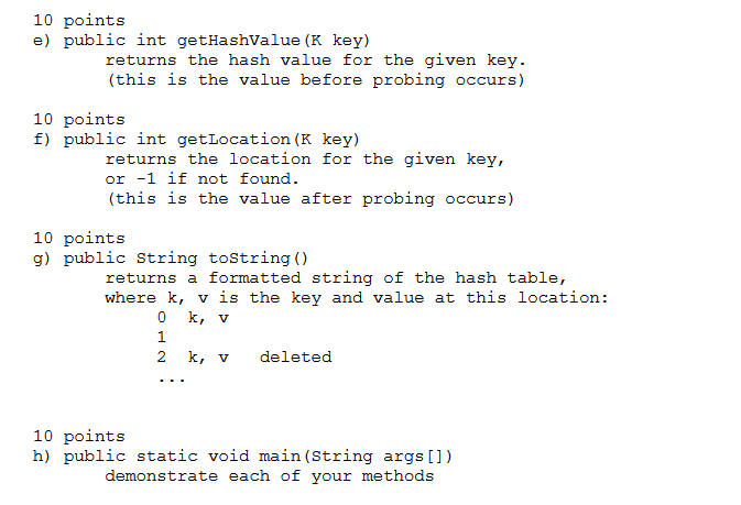 Solved Objective: Work with hash tables by creating a hash | Chegg.com
