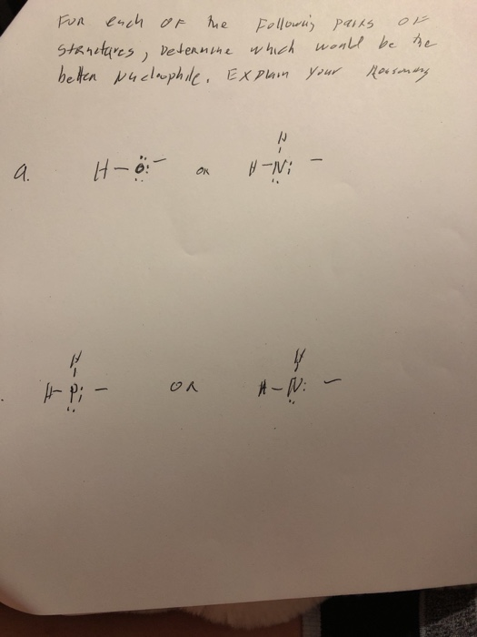 Solved for each of the following pairs of structures, | Chegg.com