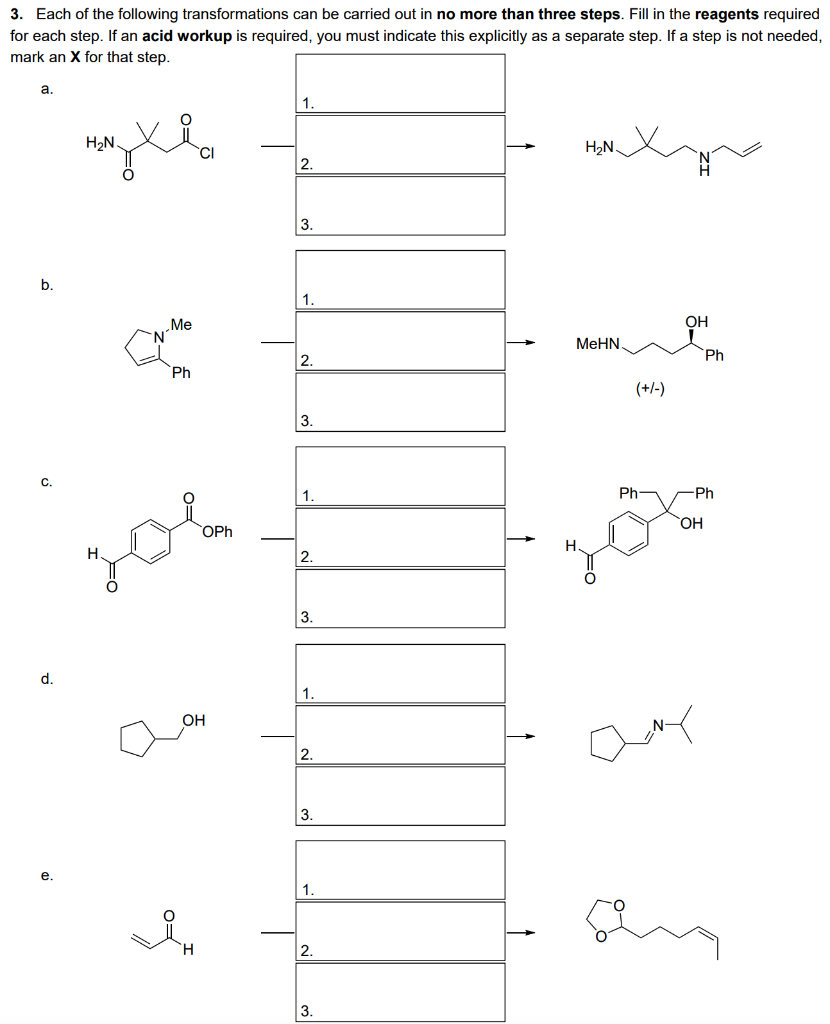 Solved Each of the following transformations can be carried | Chegg.com