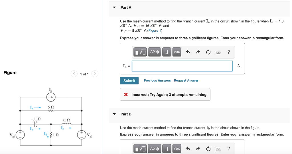 Solved Use the mesh-current method to find the branch | Chegg.com