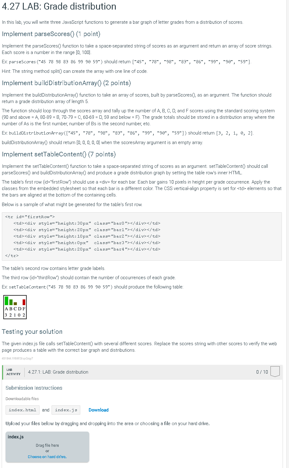 Solved In this lab, you will write three JavaScript | Chegg.com