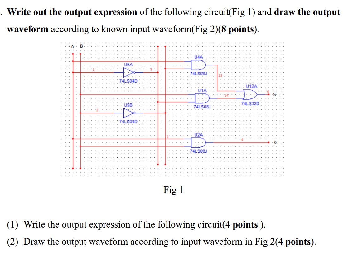 Solved · Write out the output expression of the following | Chegg.com
