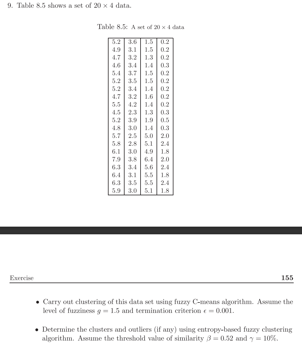 Solved Write Matlab code using given data sets to Carry out | Chegg.com