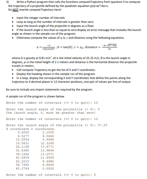 Solved 2) Complete the Python function that begins with the | Chegg.com