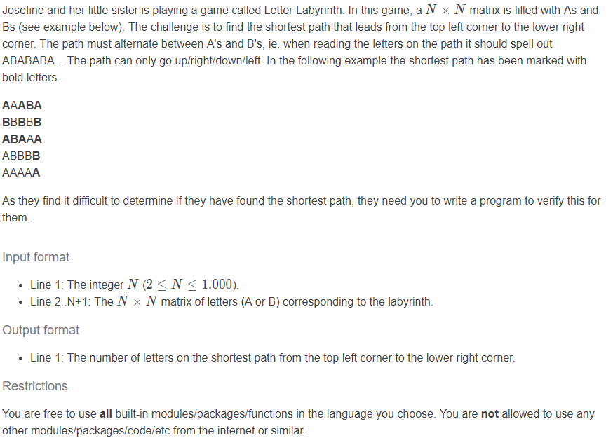 Algorithm Matrix Shortest Path Java Program The