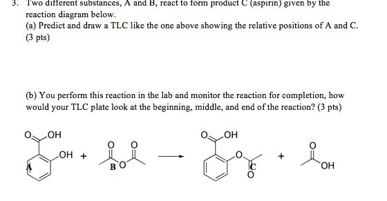 Solved 3. Two different substances, A and B, react to form | Chegg.com