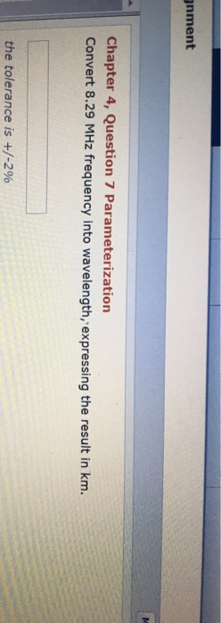 Solved nment Chapter 4, Question 7 Parameterization Convert | Chegg.com