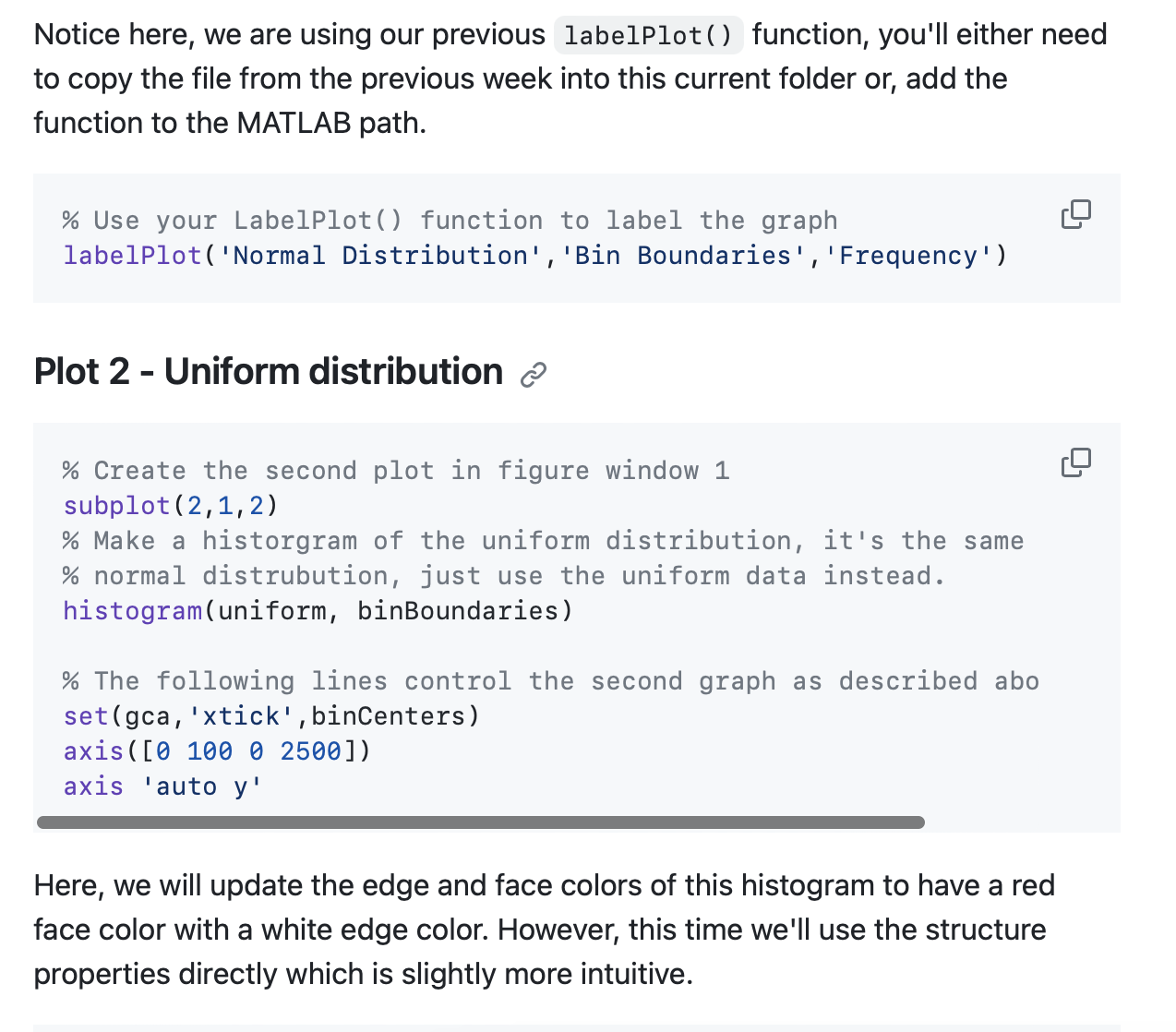 Solved Here, we will create a histogram of the normal | Chegg.com