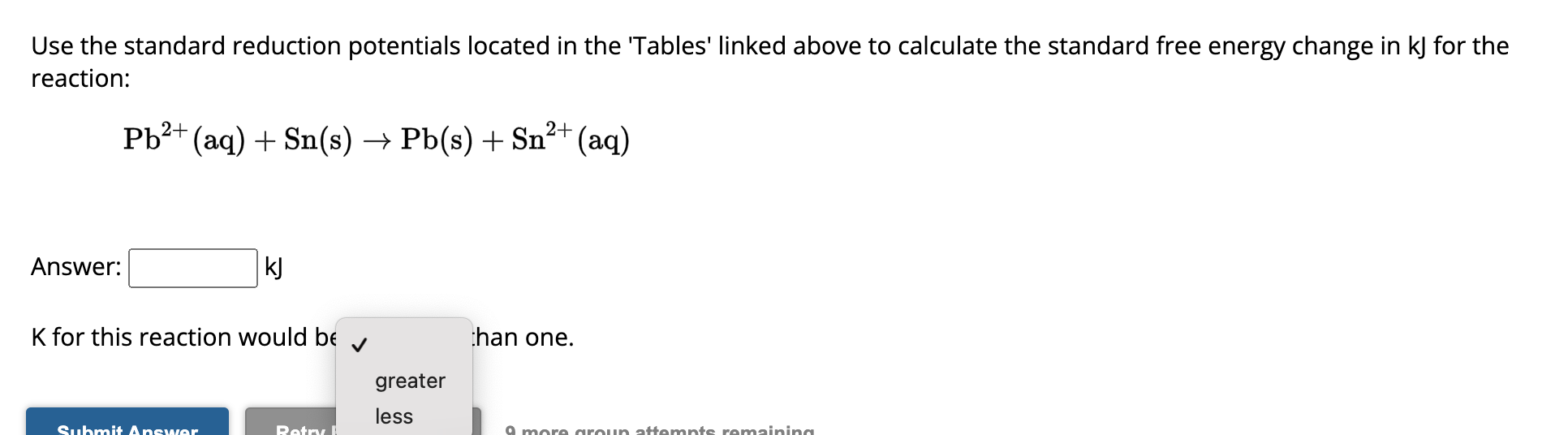 Solved Use the standard reduction potentials located in the | Chegg.com