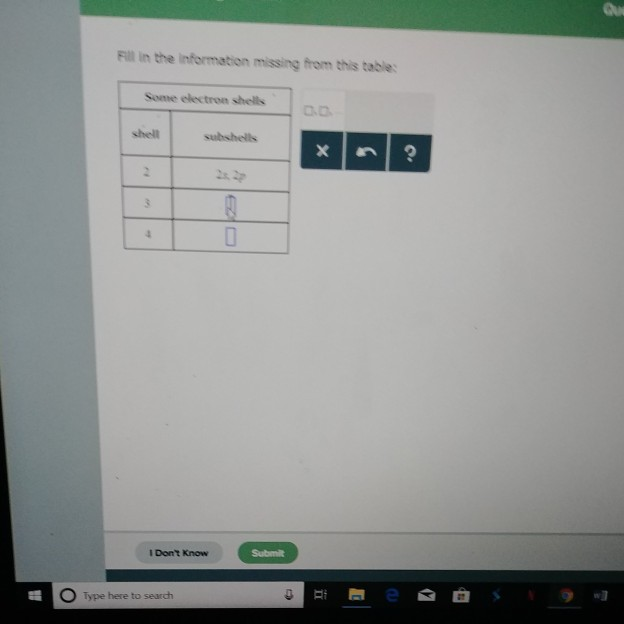 Solved Fill in the Information missing from this table Some | Chegg.com