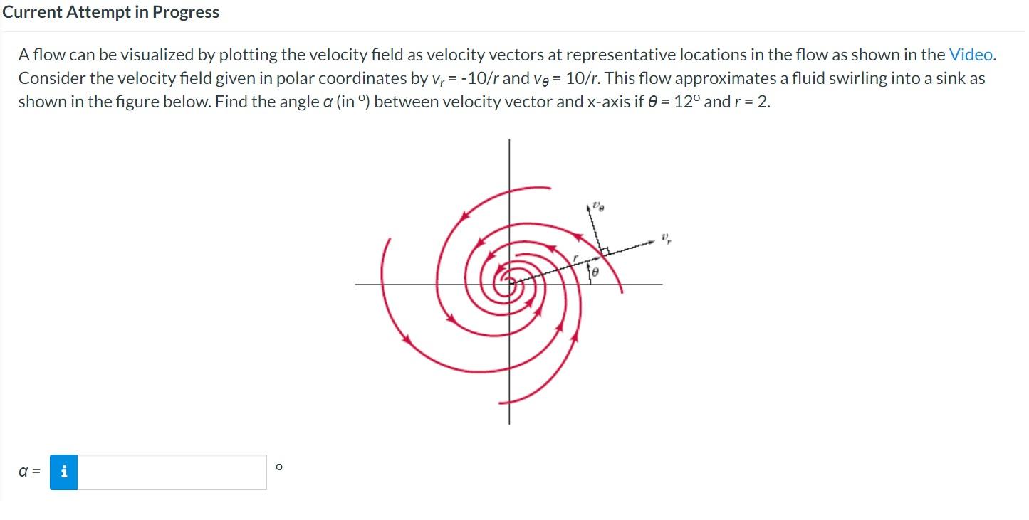 Solved A flow can be visualized by plotting the velocity | Chegg.com