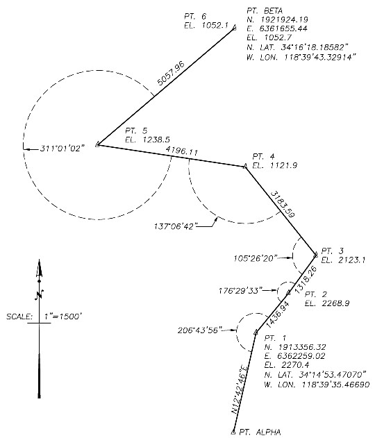 Solved Attached hereto is a field note of a traverse showing | Chegg.com
