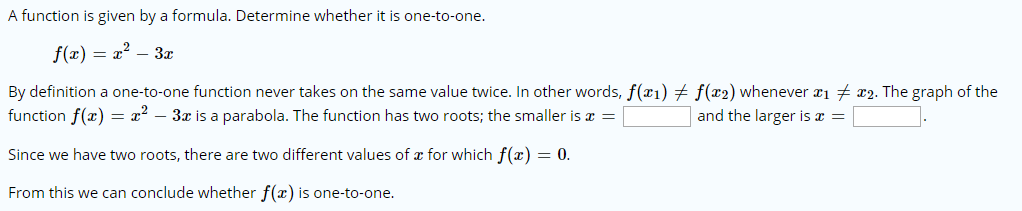 Solved A function is given by a formula. Determine whether | Chegg.com