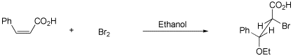 Solved CO2H Ethanol HBr Ph CO2H Br2 OEt O Na +NaBr | Chegg.com