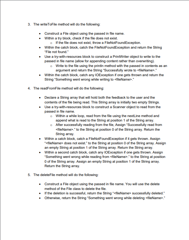 Solved Task: Create a project called | Chegg.com