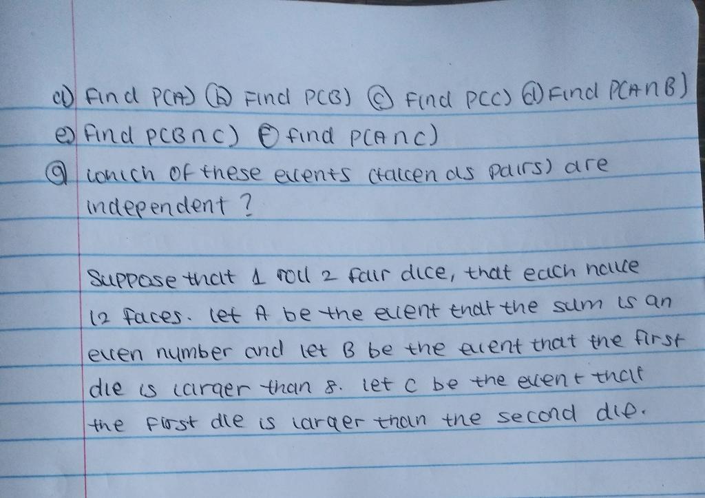Solved (1) Find PCA) @ Find PC3) ① Find PCC) @ Find PCANB) | Chegg.com