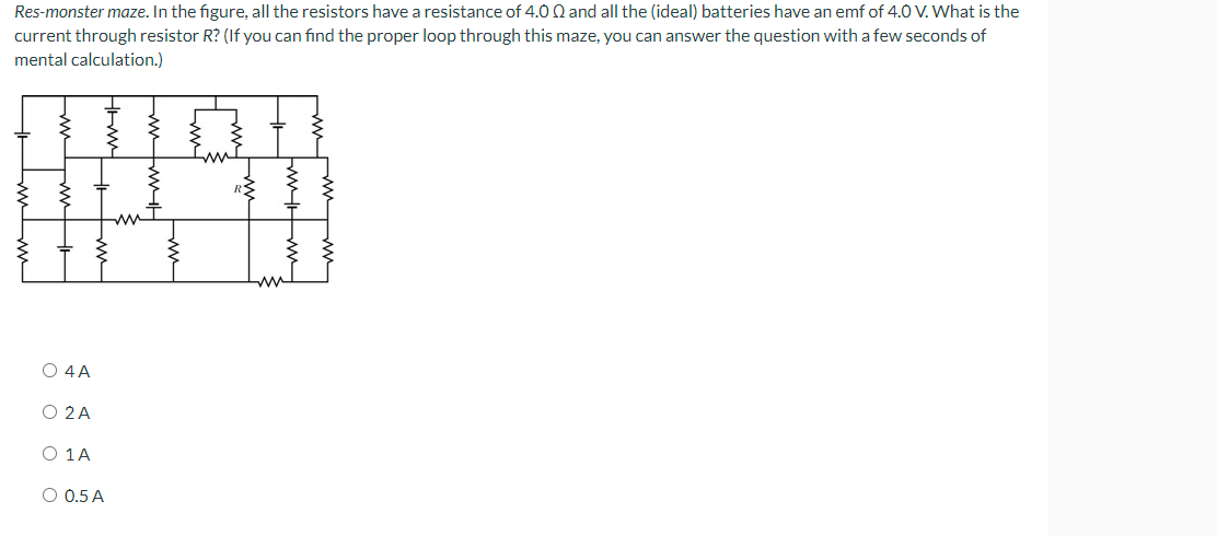 Solved Res-monster maze. In the figure, all the resistors | Chegg.com