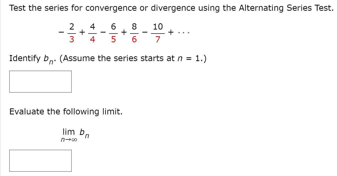 Solved Test the series for convergence or divergence using | Chegg.com