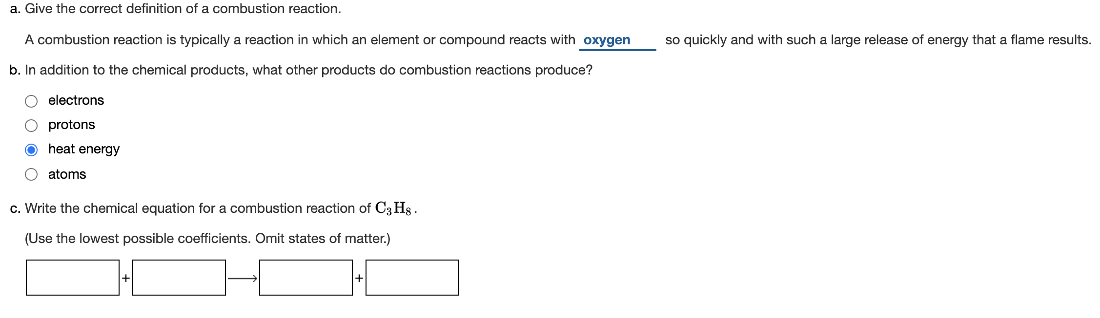 Solved Classify Each Of The Following Reactions Represented
