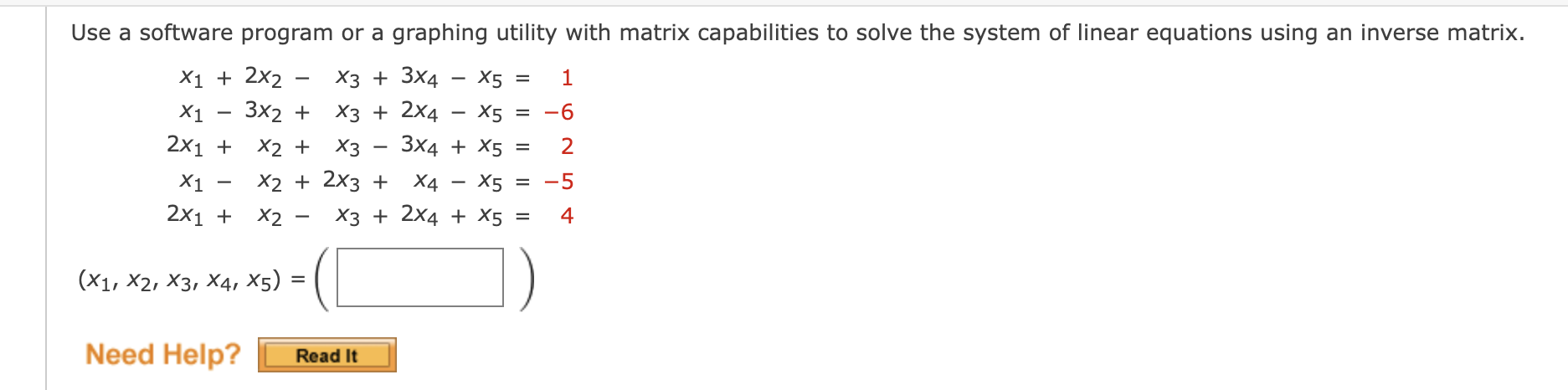 Solved Use a software program or a graphing utility with | Chegg.com