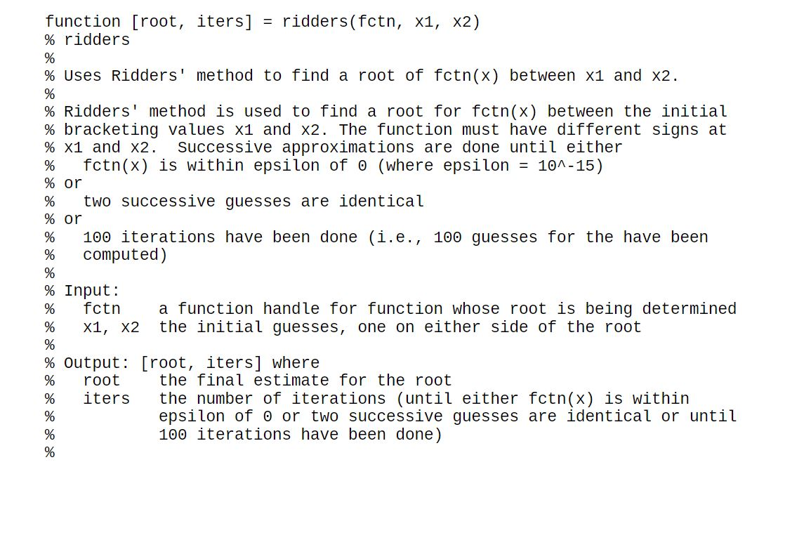 Solved Problem description In MATLAB, roots of functions are | Chegg.com
