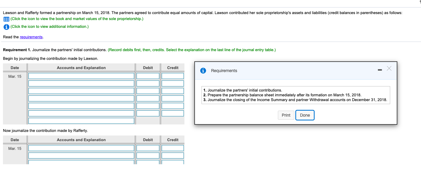 Requirement 3. Journalize the closing of the Income | Chegg.com