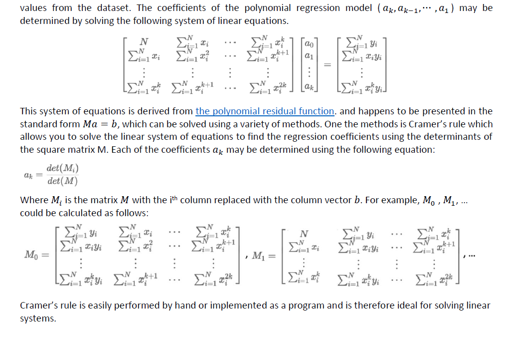 Solved Program Assignment09 fits a 3rd order polynomial to | Chegg.com