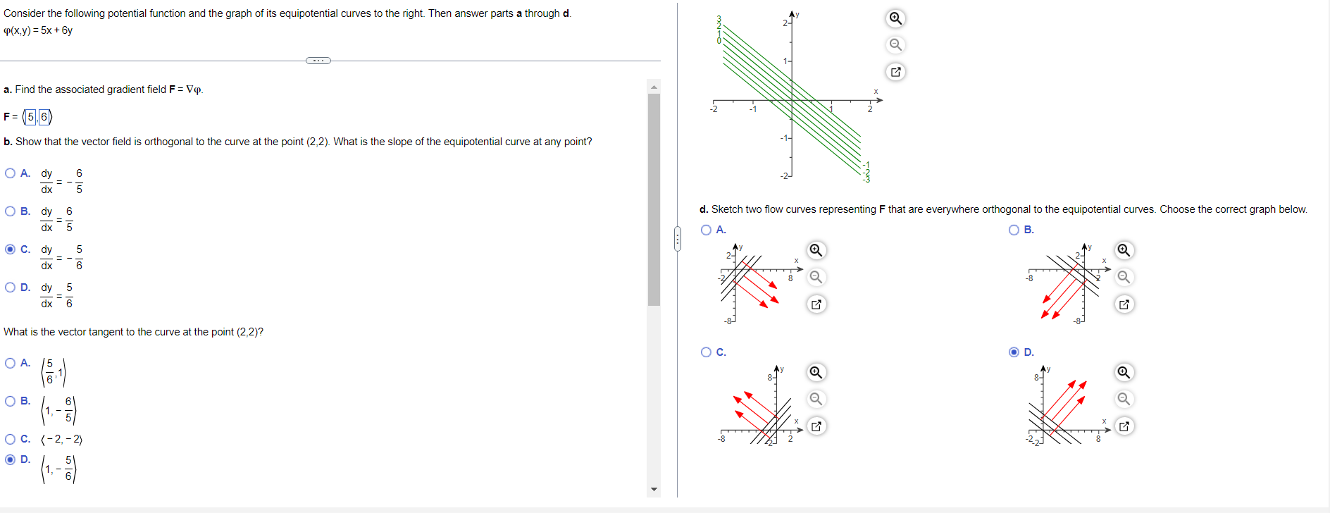 Solved Consider the following potential function and the | Chegg.com