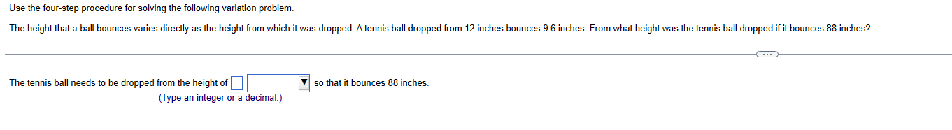 Solved Use the four-step procedure for solving the following | Chegg.com