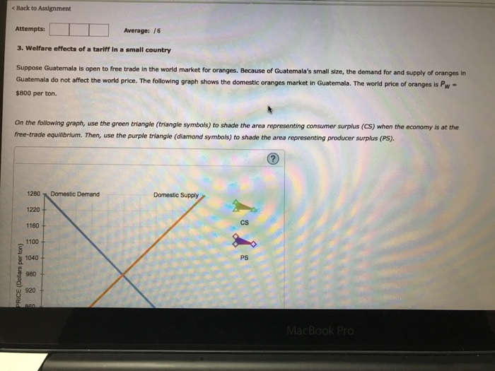 Solved Back to Assignment Attempts: Average: 16 3. Welfare | Chegg.com