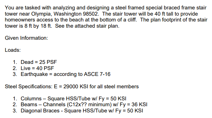 Task:A. Estimate the total seismic weight (dead load) | Chegg.com