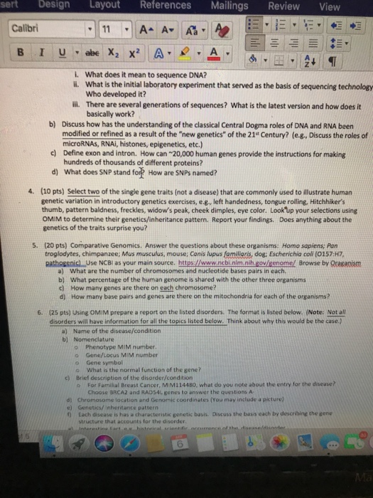 Solved sert Design Layout References Mailings Review View | Chegg.com
