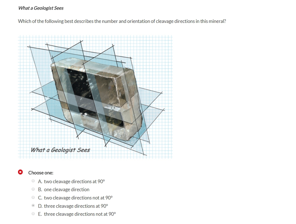 Solved What a Geologist Sees Which of the following best | Chegg.com