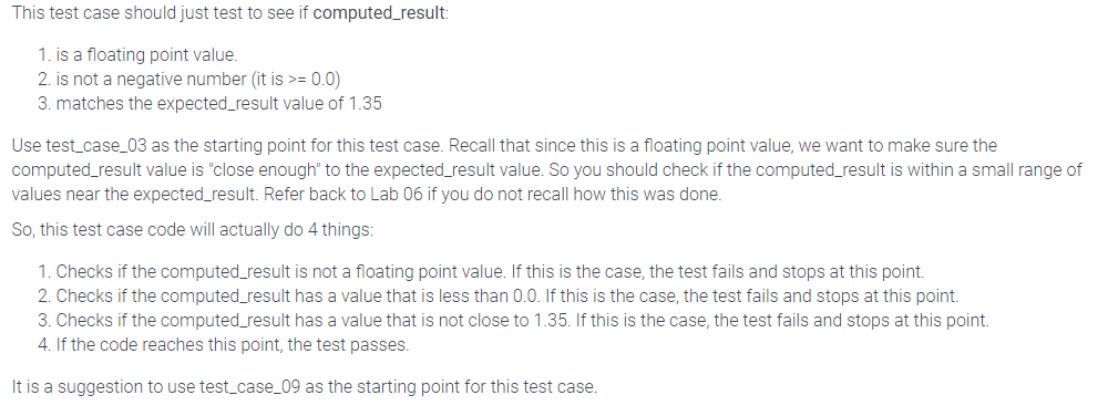 Solved These are the types of tests we will be writing for | Chegg.com