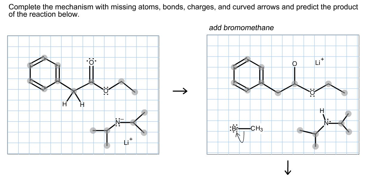Solved Complete the mechanism with missing atoms, bonds, | Chegg.com