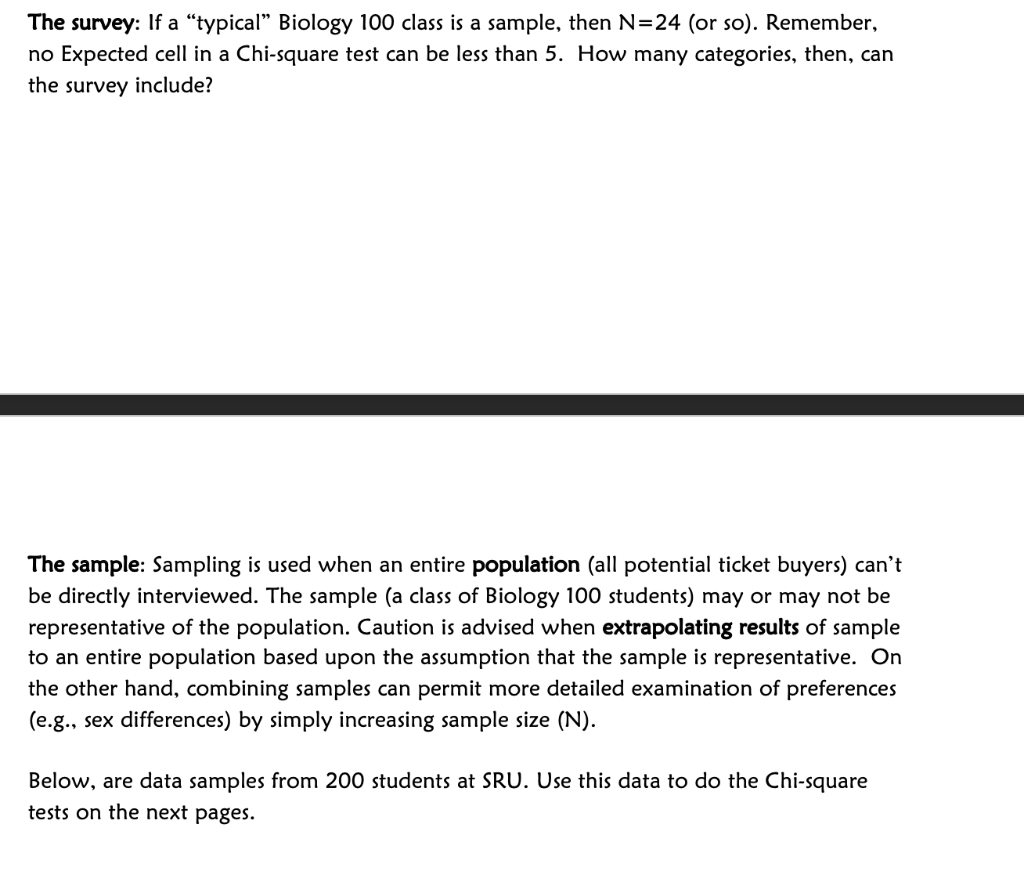 Solved Chi-square Test: Application of Scientific Method to | Chegg.com