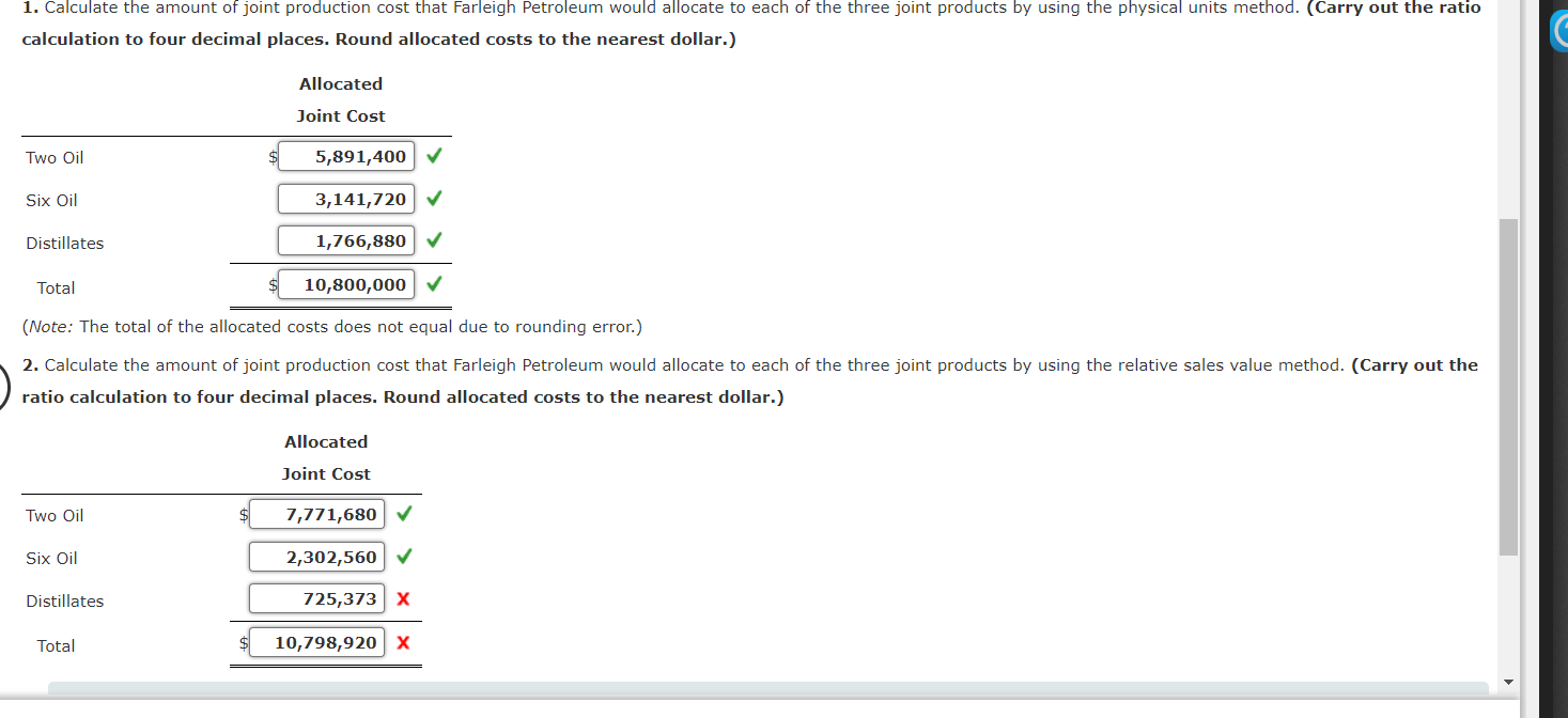 Solved Physical Units Method, Relative Sales Value Method | Chegg.com