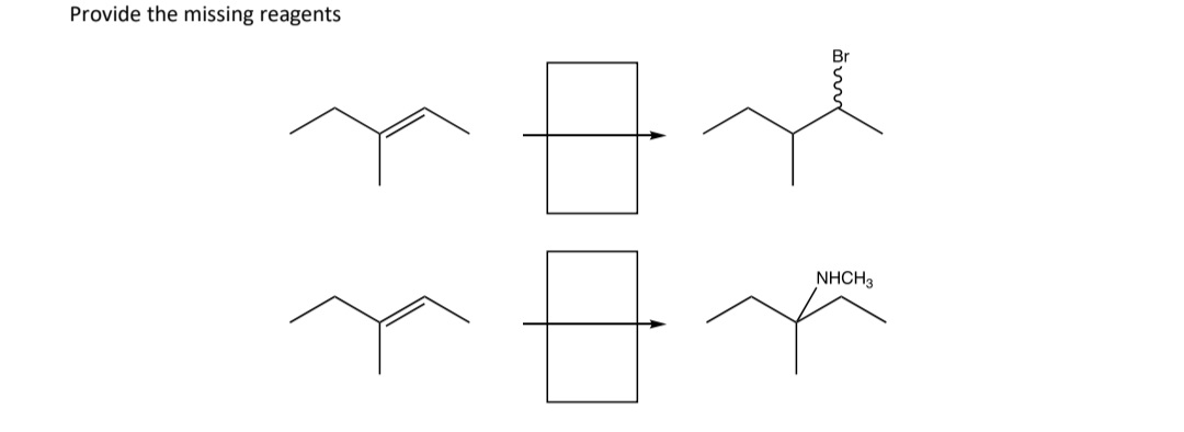 Solved Provide the missing reagents | Chegg.com
