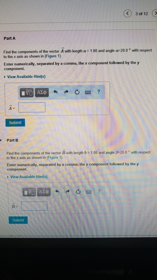 Solved 59 + Resolving Vector Components with Trigonometry | Chegg.com