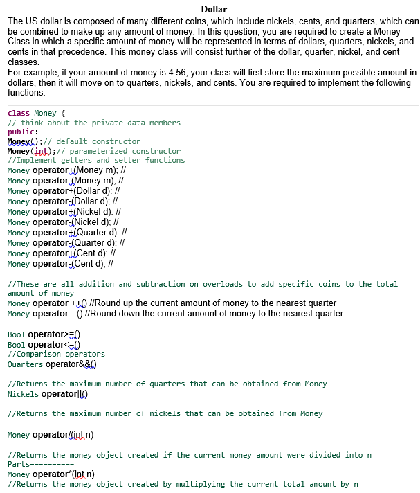 Solved Dollar The US dollar is composed of many different | Chegg.com